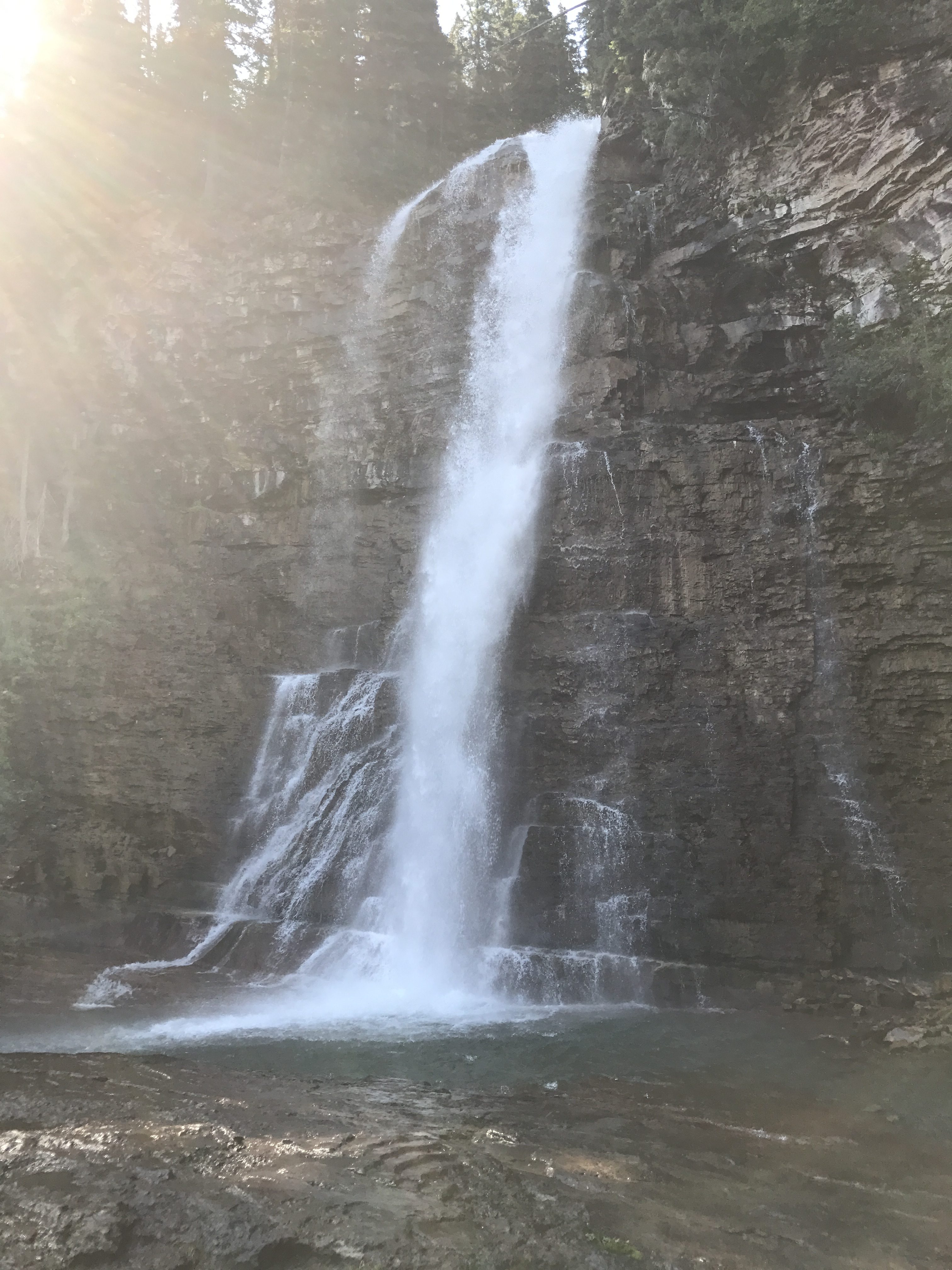 Virginia Falls in Glacier National Park - Big Sky Explorer
